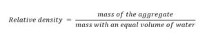 What is the Density of Aggregate in kg/m3? - Building Materials